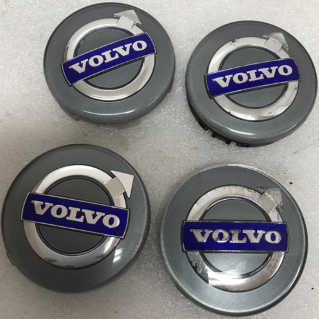 Set of 4 Volvo Iron Mark Alloy Wheel Center Cap 30666913 31400452 d9c4 ...