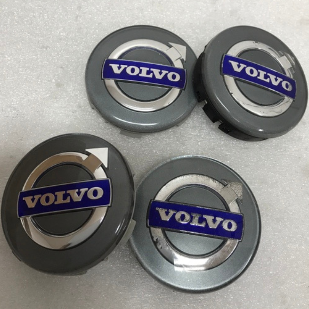 Set of 4 Volvo Iron Mark Alloy Wheel Center Cap 30666913 31400452 d9c4 ...