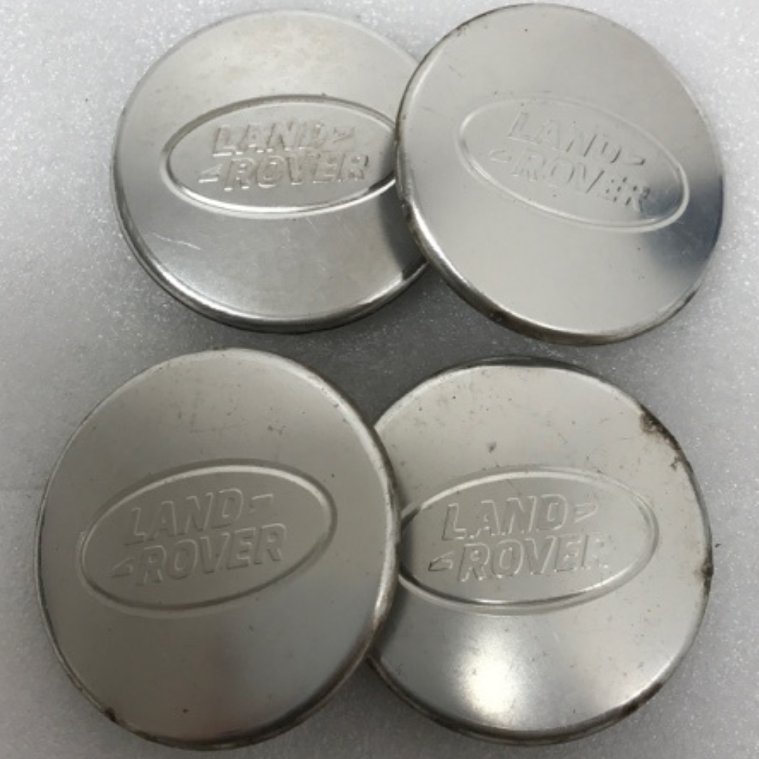 Set of 4 Land Rover Range Rover Center Hub Cap Silver CK52-1A096-AB 9d ...