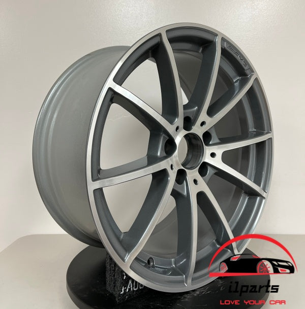 MERCEDES C63 C63s 2012-2019 18" FACTORY ORIGINAL FRONT AMG WHEEL RIM ...