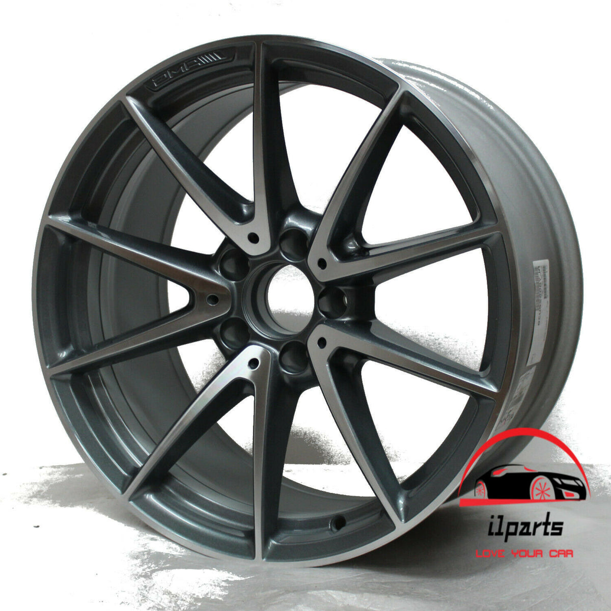 SET OF 4 MERCEDES C63 2017 2018 2019 18" FACTORY OEM NON STAGGERED WHE ...